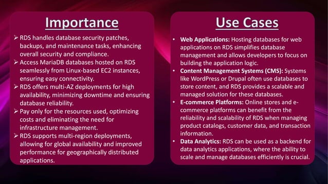 Introduction-to-RDS-and-MariaDB-Engine.pptx | Free Download