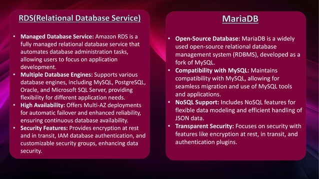 Introduction-to-RDS-and-MariaDB-Engine.pptx | Free Download