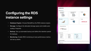 Introduction-to-RDS-and-MariaDB-Engine.pptx | Free Download