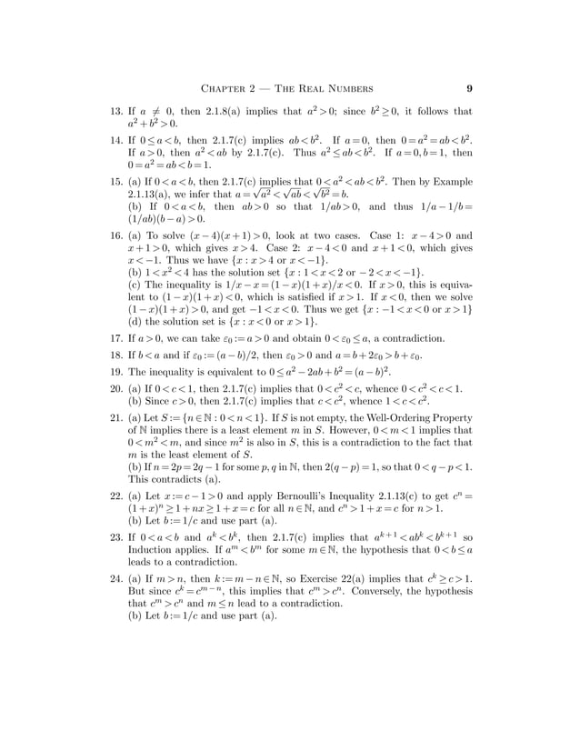 Introduction to Real Analysis 4th Edition Bartle Solutions Manual | PDF