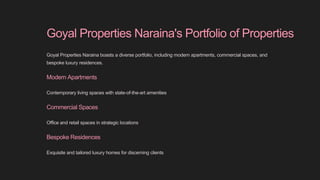 Spotlight on Goyal Properties Naraina and Other Leading Companies in ...