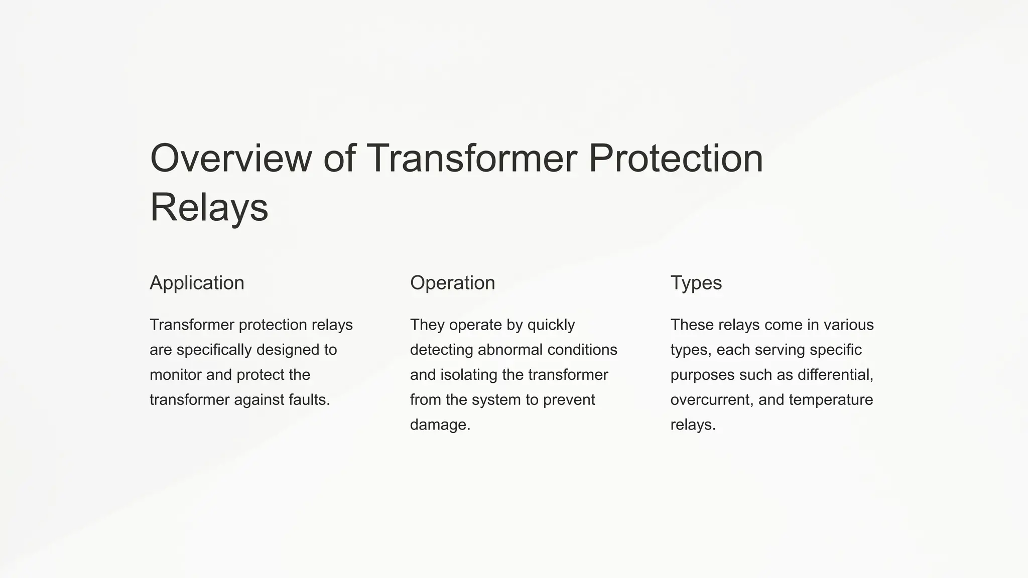 Introduction-to-Relay-Protection: Transformer Protection | PPT