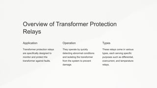 Introduction-to-Relay-Protection: Transformer Protection | PPT