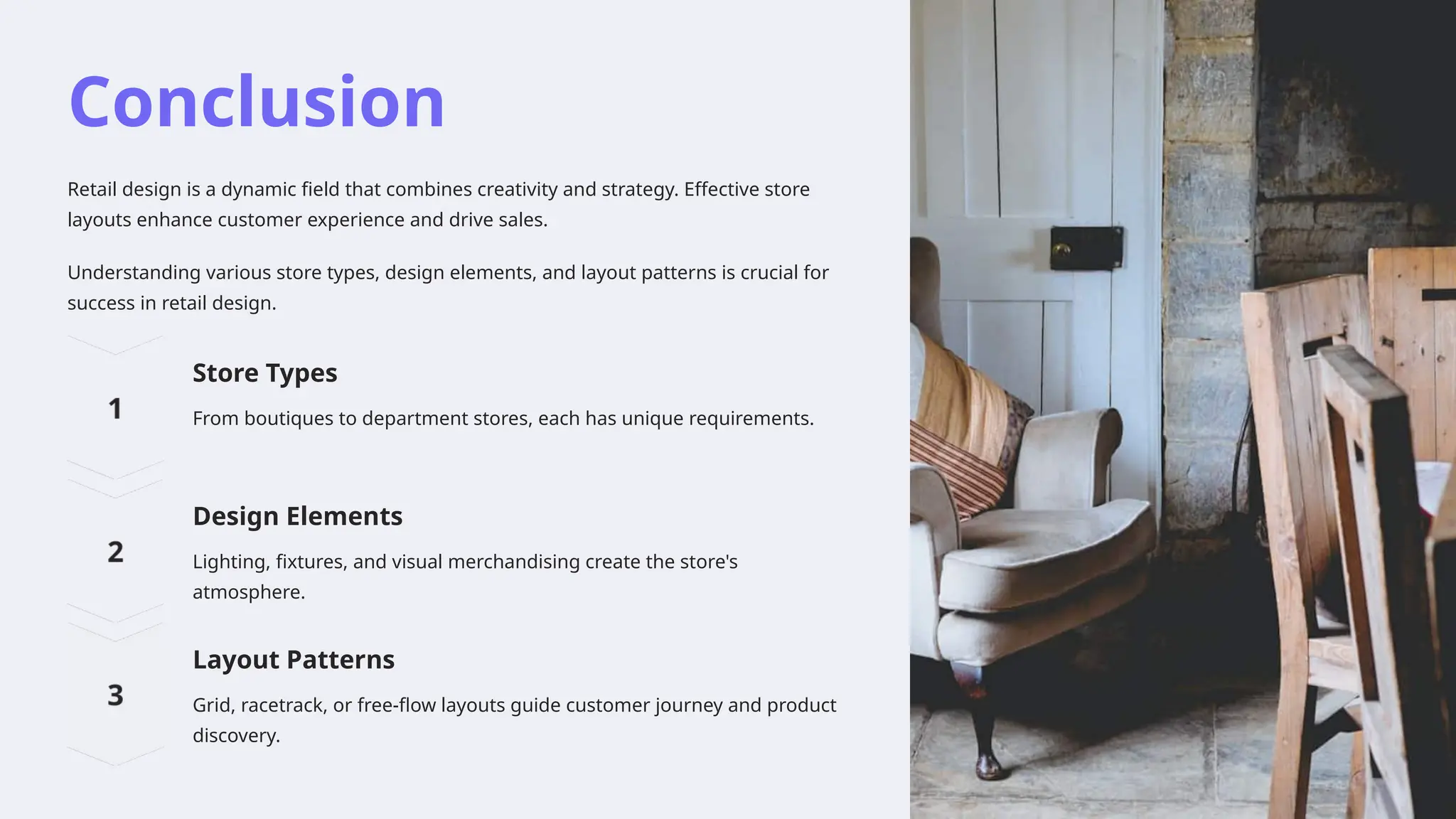 retail space design ,types of layout ,different types of furniture ...