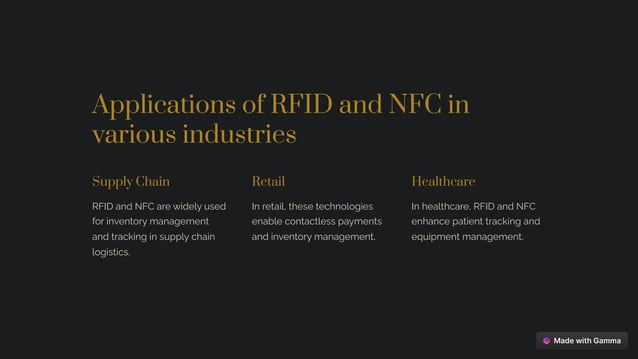 Introduction to RFID and NFC technology ! | PPT