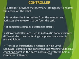 Introduction to Robotics | PPTX