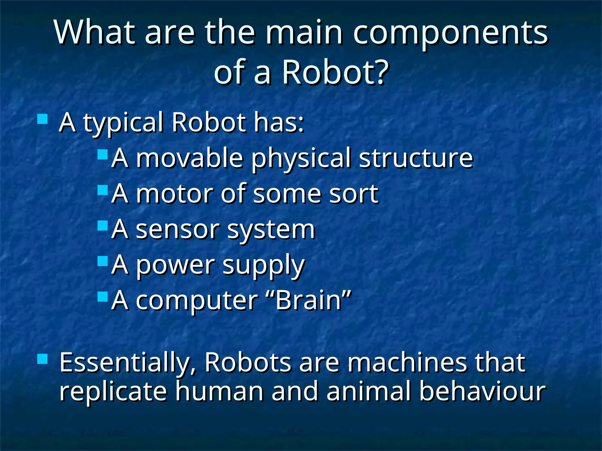 Introduction-to-Robotics and evolution of machines | PPT