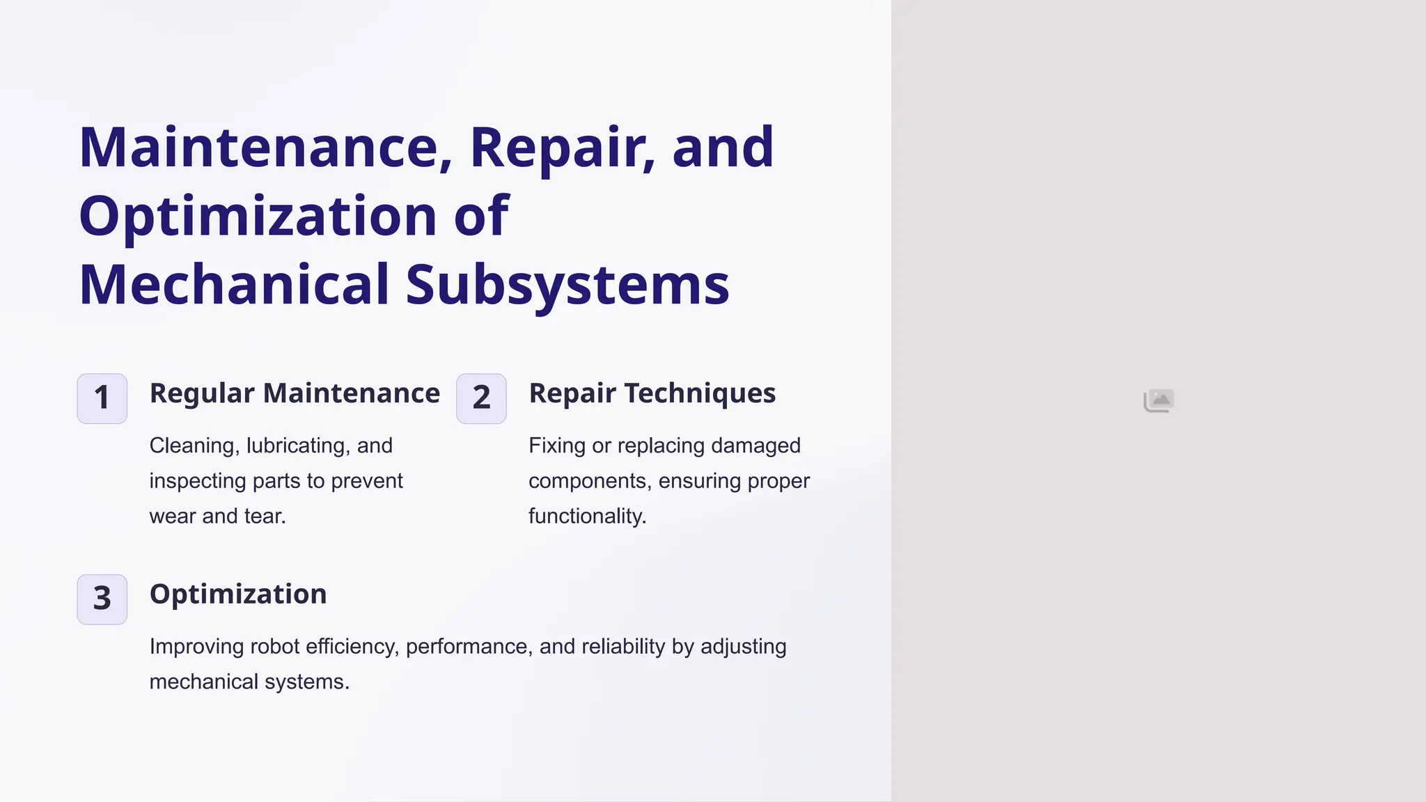 introduction of robotics mechanical system | PPTX | Robotics | Technology & Computing