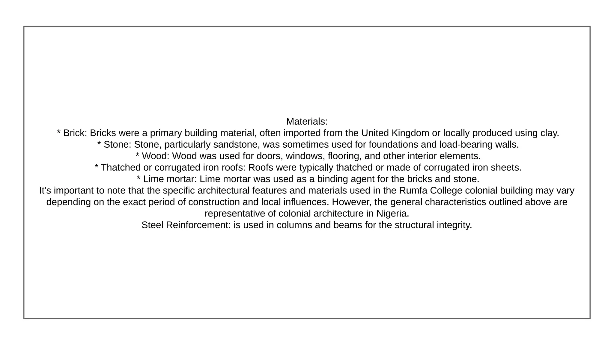 This is a sample of Measured Drawing Work | PPTX