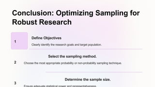 Sampling Techniques in research methodology | PPTX