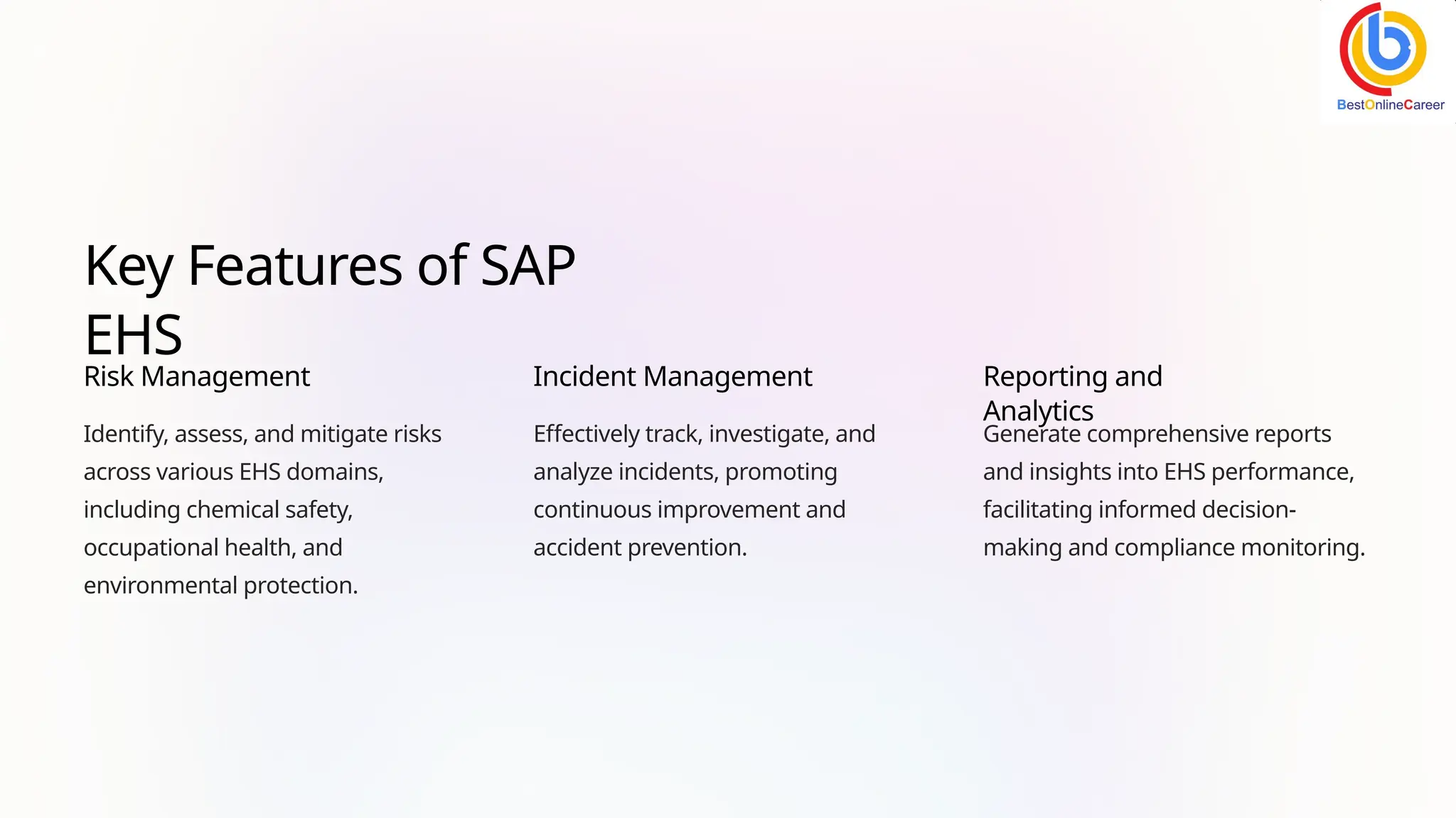 Introduction-to-SAP-EHS-online-training. | PPTX | Business | Business and Finance