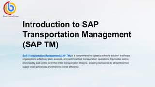 SAP-Transportation-Management -TM Module | PPTX