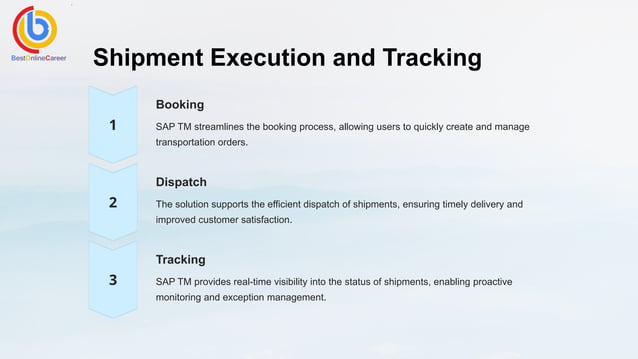 Sap Transportation Management Tm Module Pptx Logistics And