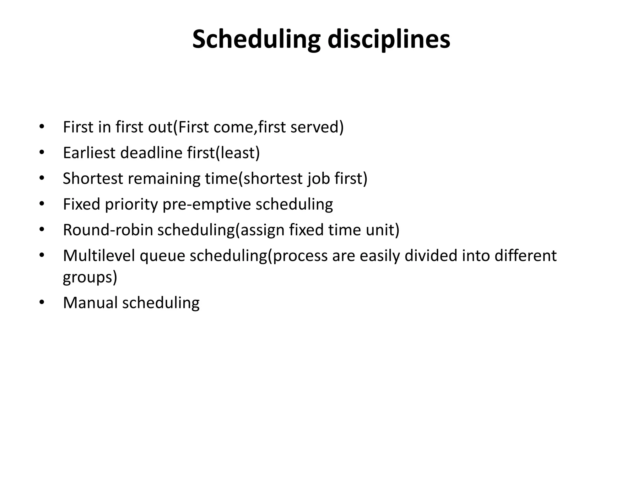Introduction to Scheduling | PPTX