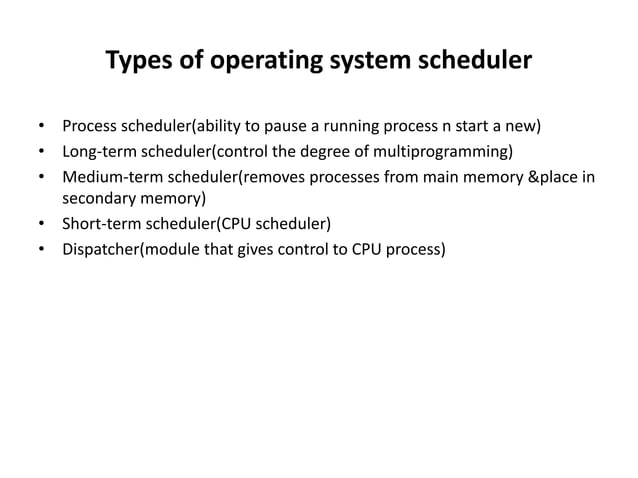 Introduction to Scheduling | PPT