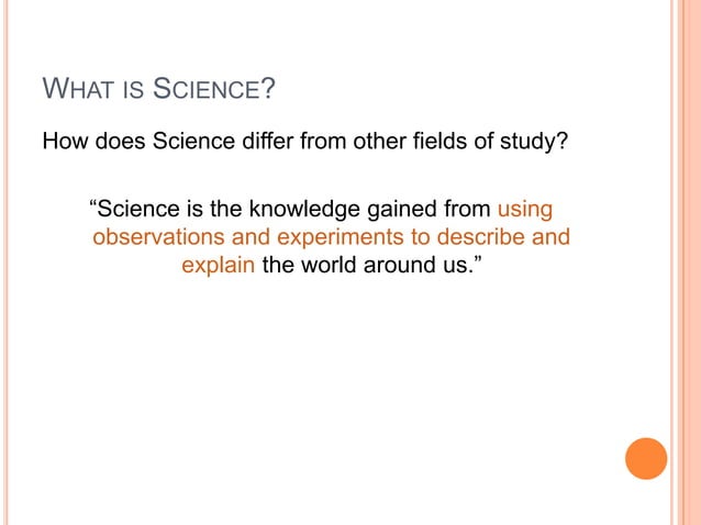 What is Science? | PPTX