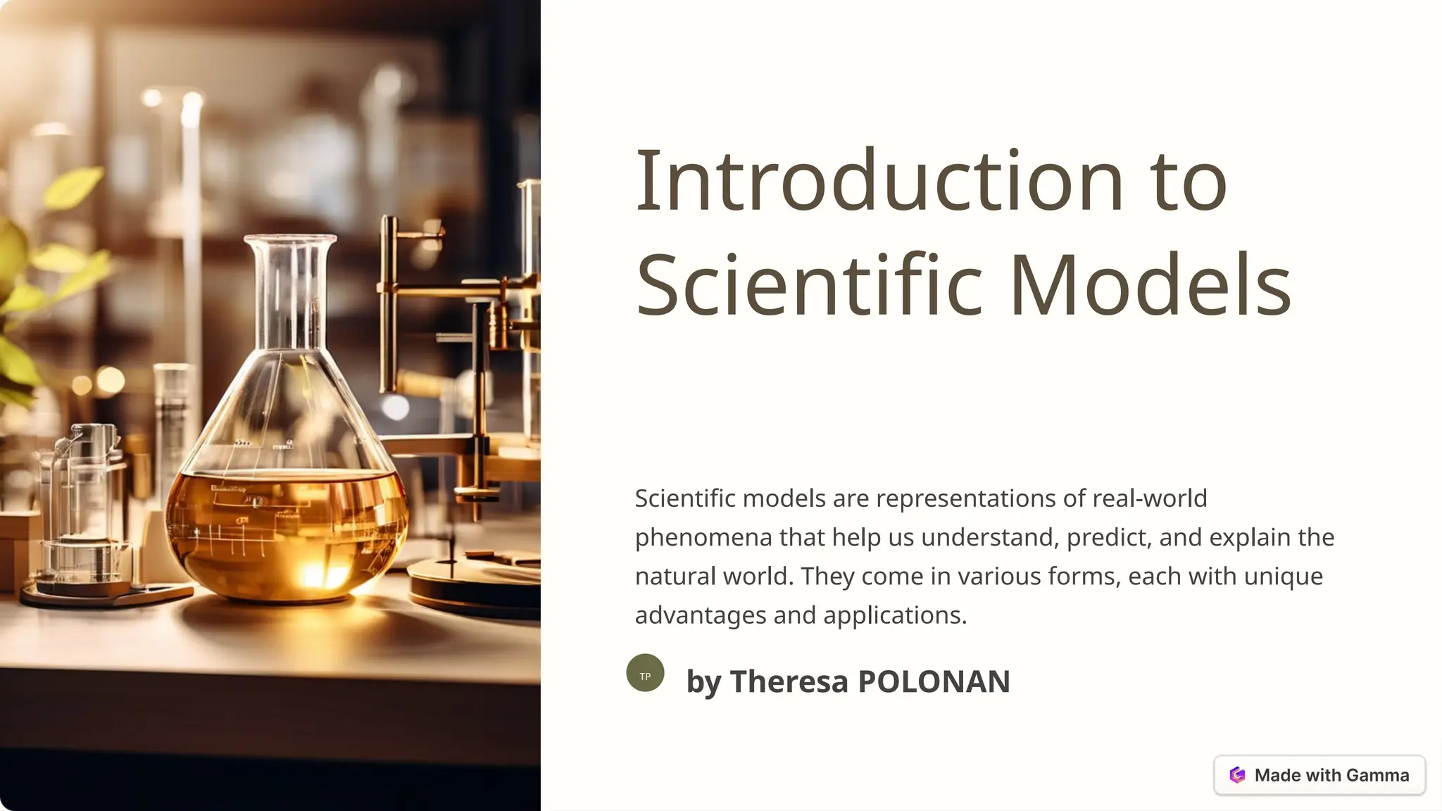 Introduction-to-Scientific-Models.pptx Theresa Polonan | PPTX