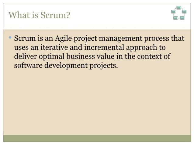 Introduction To Scrum | PPT