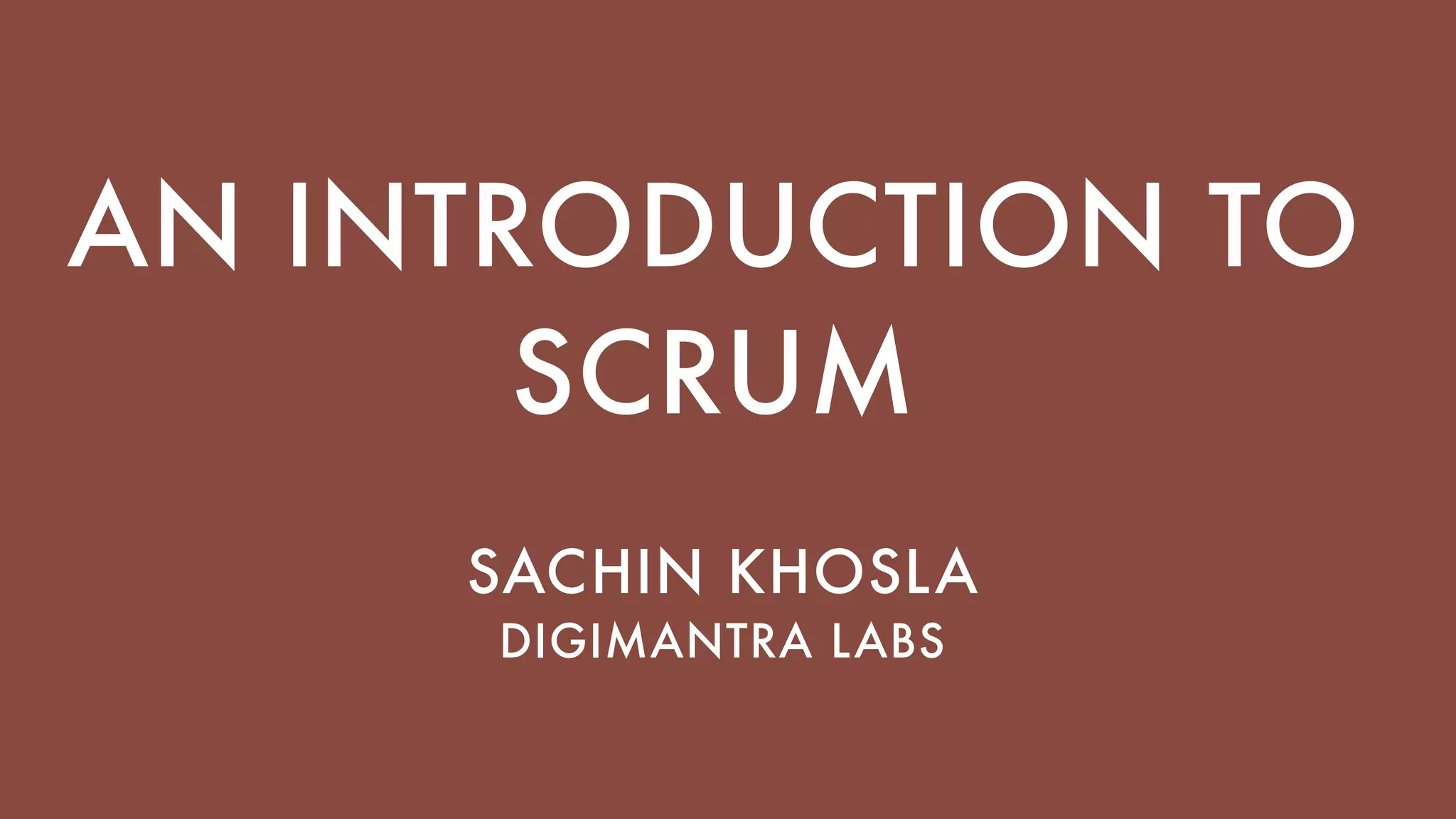 Introduction to Agile scrum | PPT