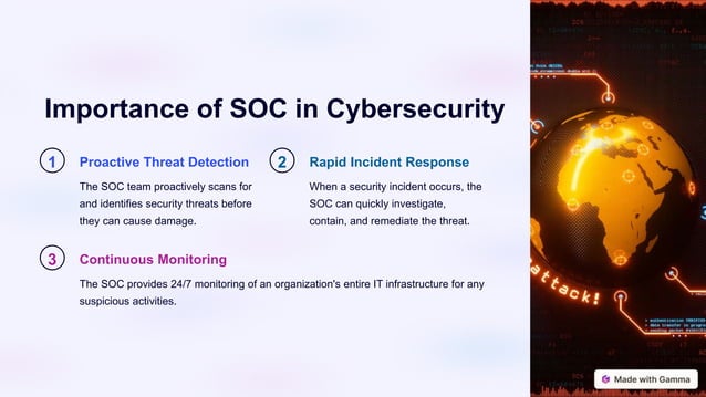 Introduction-to-Security-Operations-Center (SOC) | PPTX | IT and ...