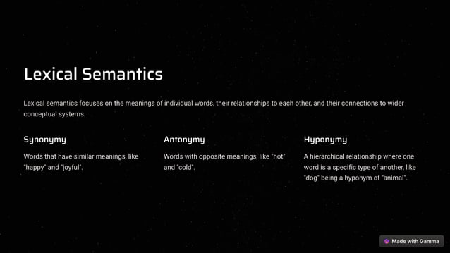 Introduction To Semanticsintroduction To Semantics Ppt