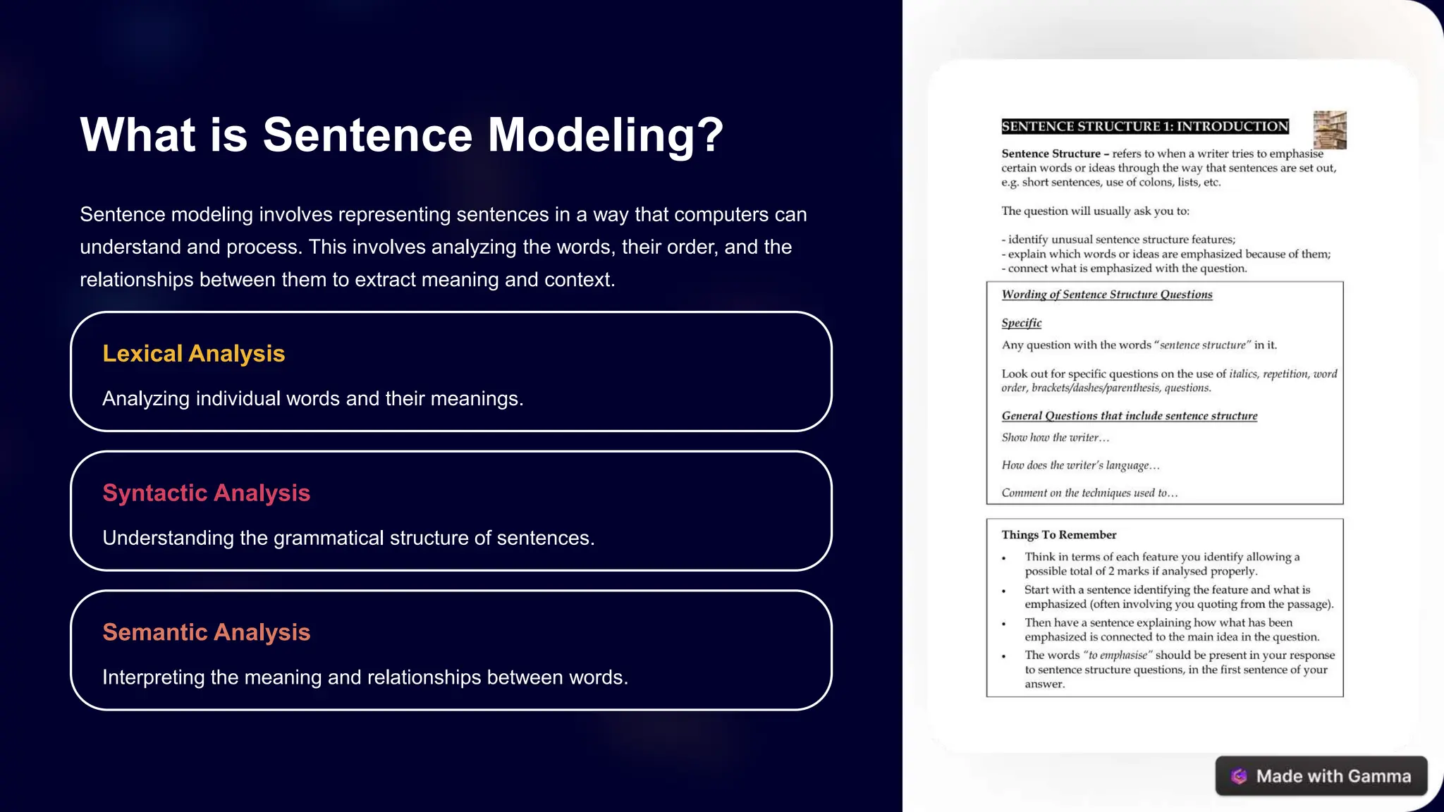 Introduction-to Sentence modelling in machine learning g.pptx