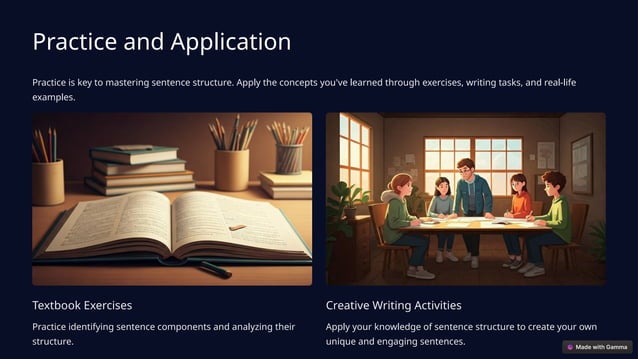 Introduction-to-Sentence-Structure for Basic English Grammar | PPT