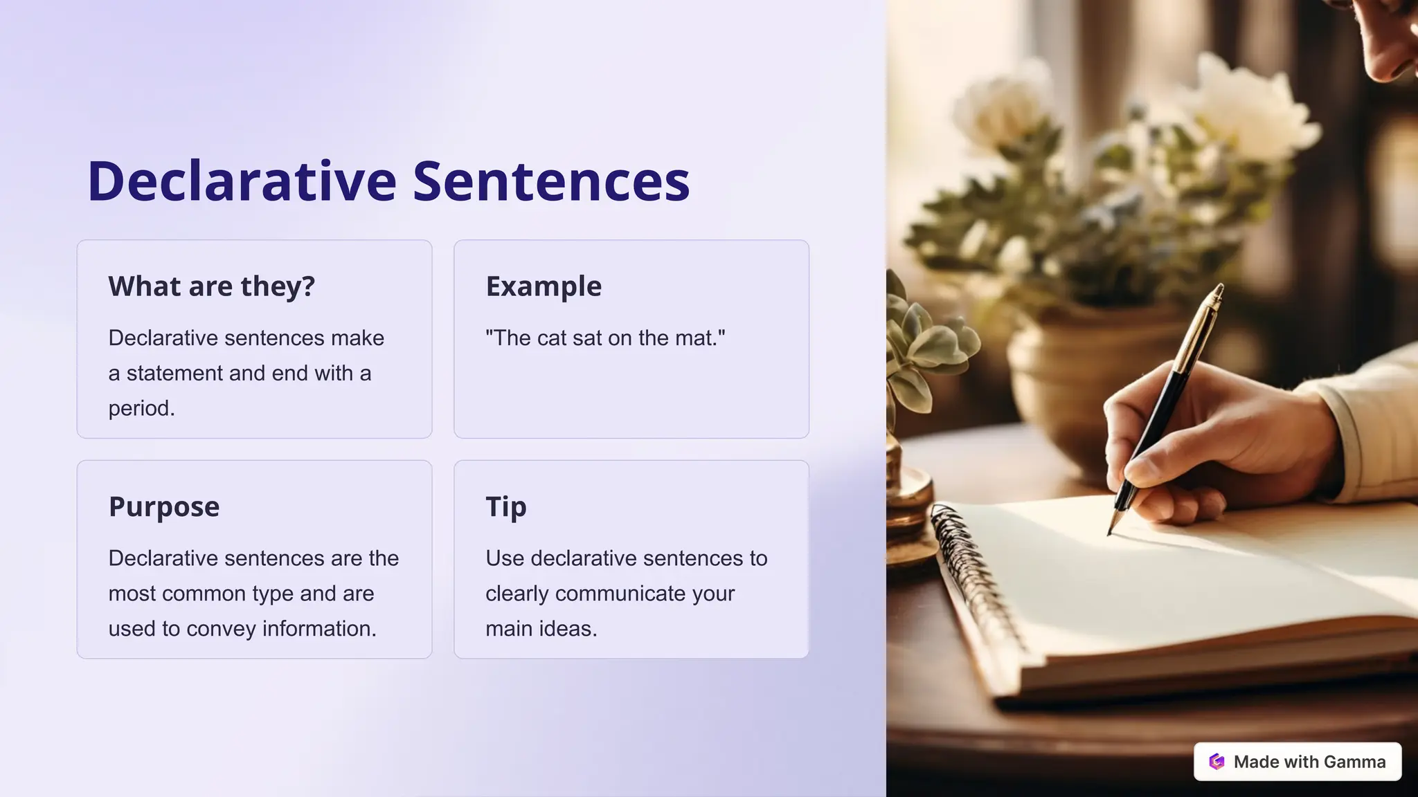 Introduction to Sentence Types with examples.pptx