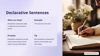 Introduction to Sentence Types with examples.pptx