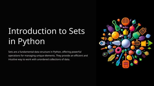 Introduction-to-Sets-in-Python (Computer).pptx | Programming Languages | Computing