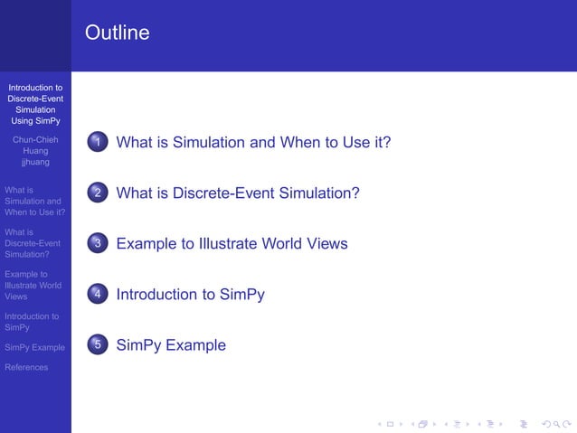 Introduction Discrete-Event Simulation Using SimPy | PDF | Simulation Video Games | Video Game ...