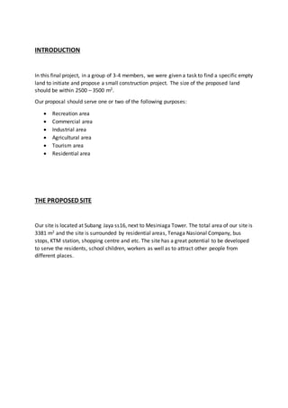Introduction to-site-ici | DOCX | Civil Engineering Industry | Industries