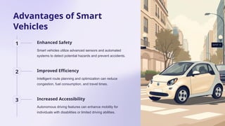 Introduction to Smart Vehicles and its Working | PPTX