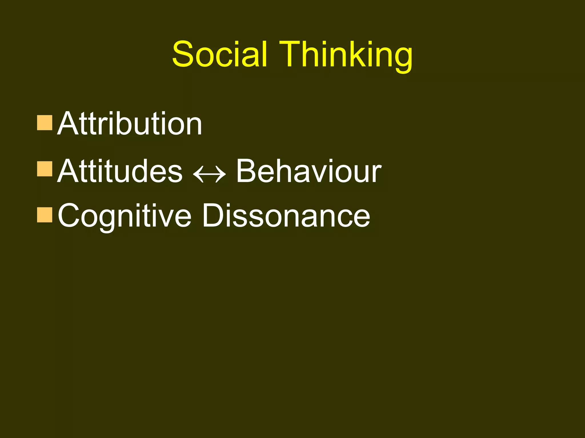 Introduction to Social Psychology | ODP