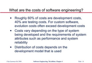 Introduction to Software Engineering SE1 | PPT