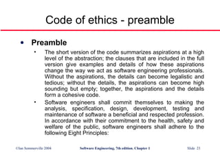 Introduction to Software Engineering SE1 | PPT