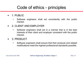 Introduction to Software Engineering SE1 | PPT