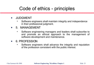 Introduction to Software Engineering SE1 | PPT