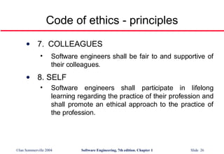 Introduction to Software Engineering SE1 | PPT