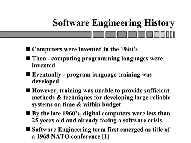 Introduction to Software Engineering ppt | PPT