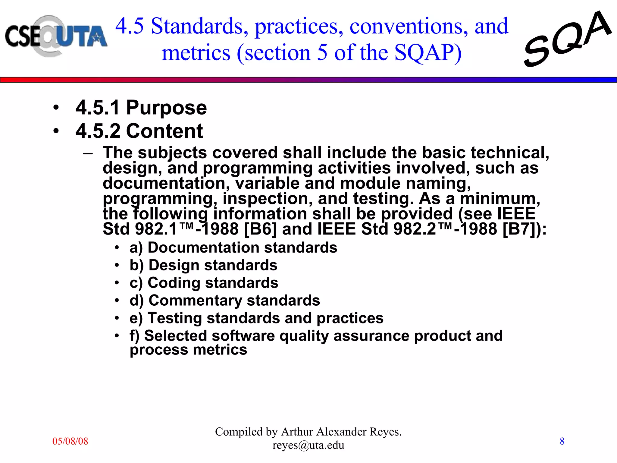 Introduction To Software Quality Assurance | PPT