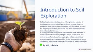 Introduction-to-Soil-Exploration.pptxgsff | PPTX