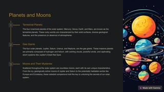 Introduction to Space (Our Solar System) | PPTX