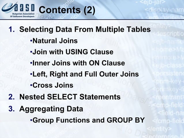 Introduction to-sql | PPT