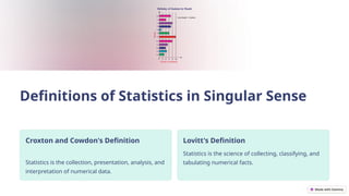 Introduction to Statistics for analytics | PPT