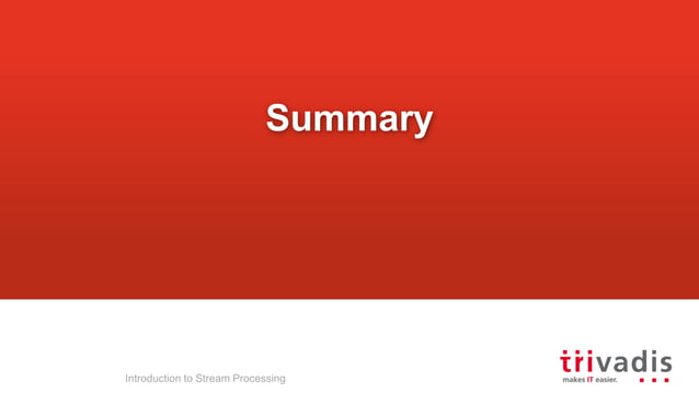 Introduction to Stream Processing | PDF