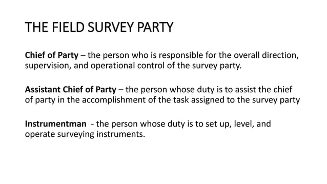 INTRODUCTION-TO-FUNDAMENTALS-OF-SURVEYING.pptx | Geography | Science