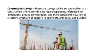 INTRODUCTION-TO-FUNDAMENTALS-OF-SURVEYING.pptx | Geography | Science