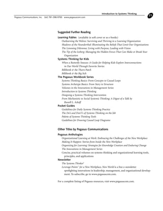 Introduction to Systems Thinking by Daniel H. Kim | PDF