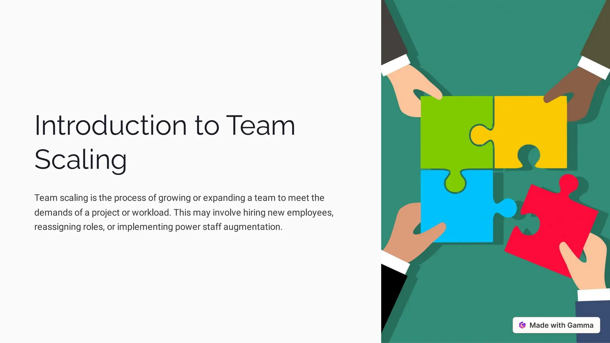 Scaling Your Team Effectively: The Power of Staff Augmentation | PDF